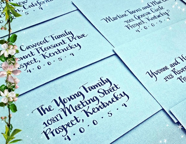 Custom CalligraphyEnvelopes | Shipped Nationwide